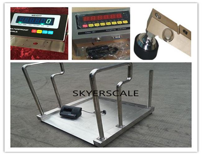 Hospital Use 1000kg Medical Wheelchair Weighing Scales